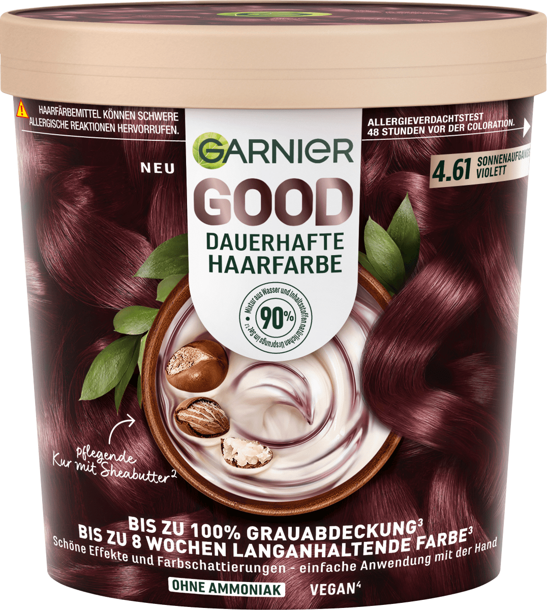 GARNIER GOOD Haarfarbe 4.61 Sonnenaufgangs-Violett, 1 St dauerhaft ...