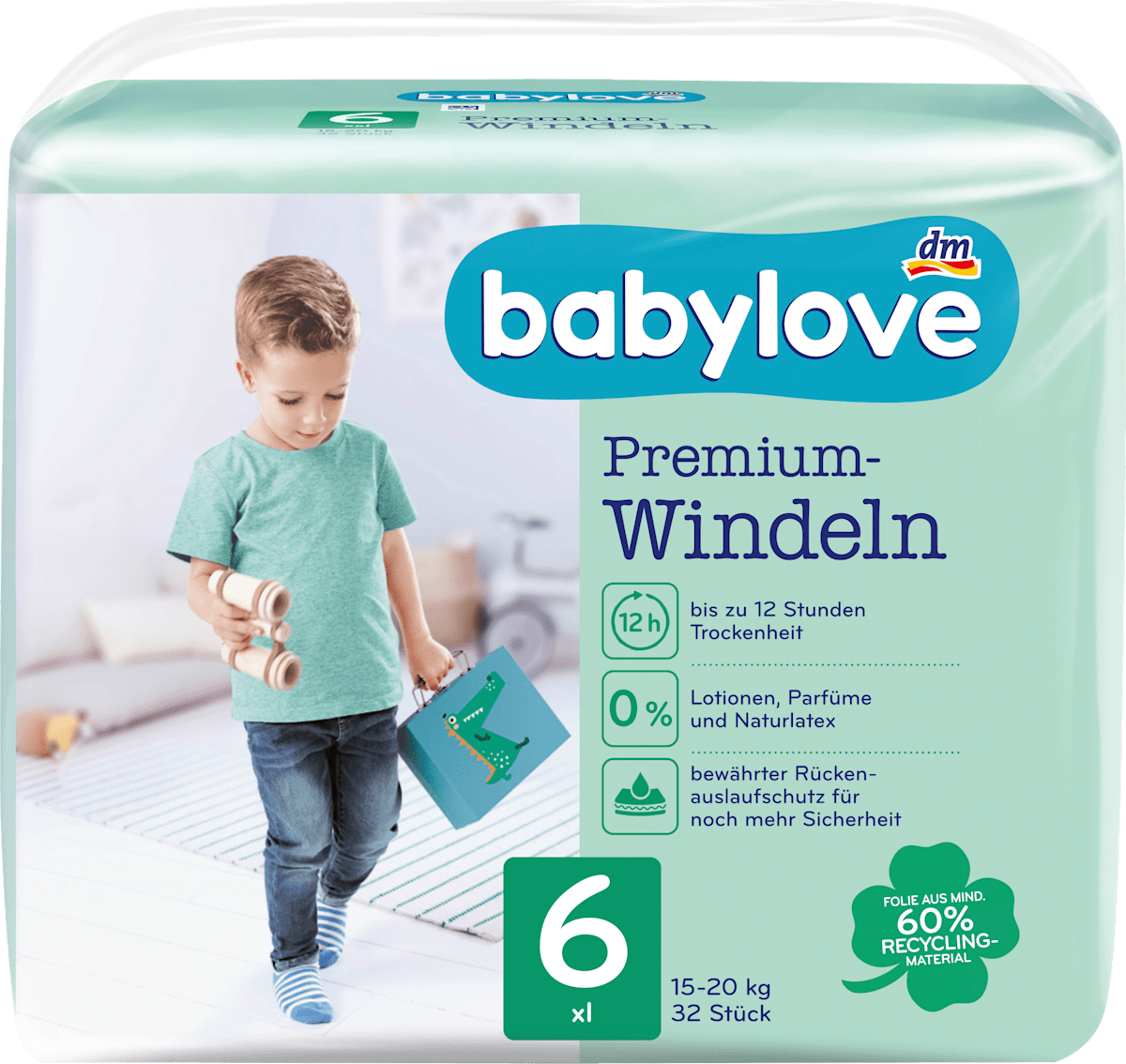 babylove Windeln Premium Gr. 6, XL, 15-20 kg, 32 St dauerhaft günstig ...