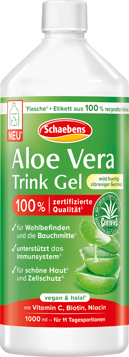 Schaebens Aloe Vera Trink Gel, 1 l dauerhaft günstig online kaufen | dm.de