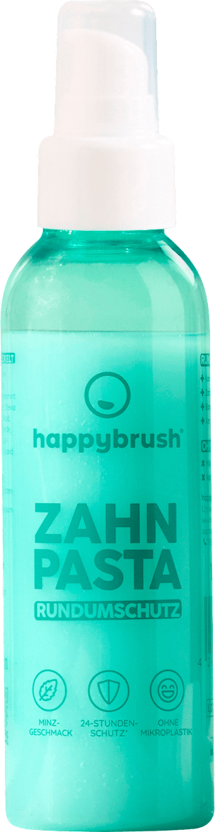happybrush Zahnpasta Spender Rundumschutz Nachfüllbar, 125 ml | dm.at