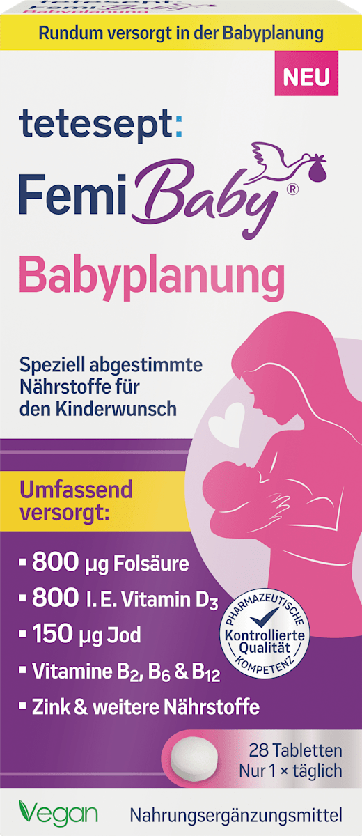 tetesept Tabletten Femi Baby Babyplanung, 28 St | dm.at
