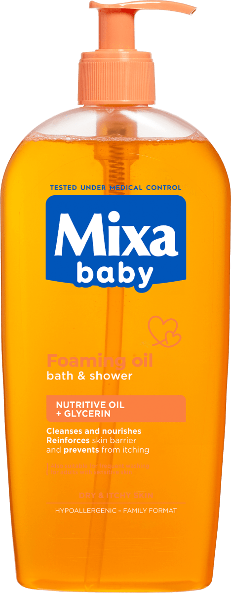 Mixa Baby Gel za tuširanje obogaten z olji, 400 ml | dm.si