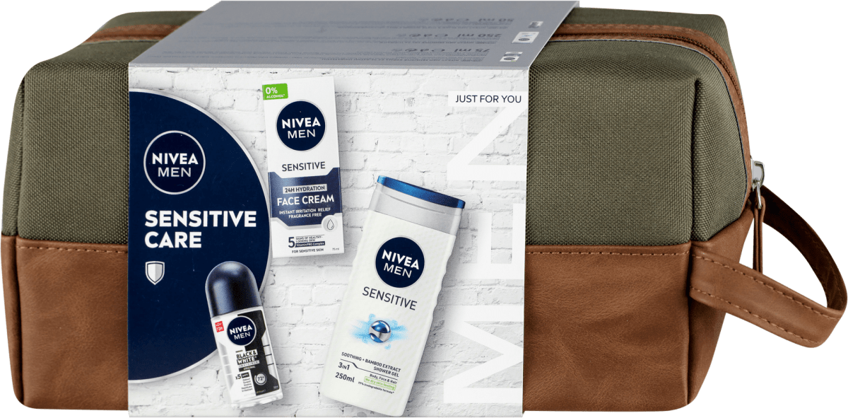 NIVEA MEN SENSITIVE CARE torbica poklon set za muškarce, 1 kom | dm.rs