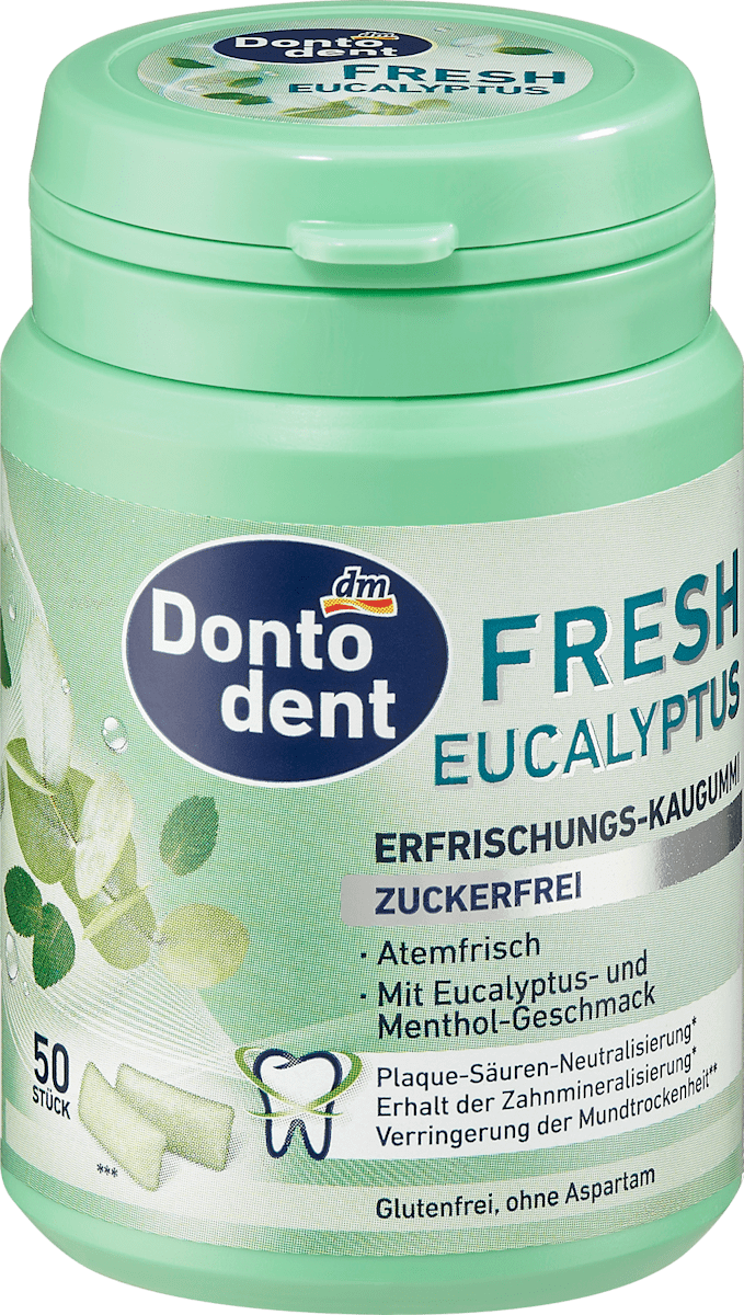 Dontodent Kaugummi, Fresh Eucalyptus, 50 St dauerhaft günstig online kaufen | dm.de