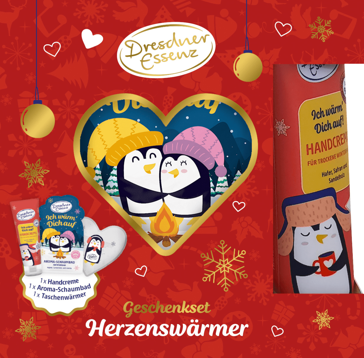Dresdner Essenz Geschenkset "Herzenswärmer" 3tlg, 3 St dauerhaft günstig online kaufen | dm.de
