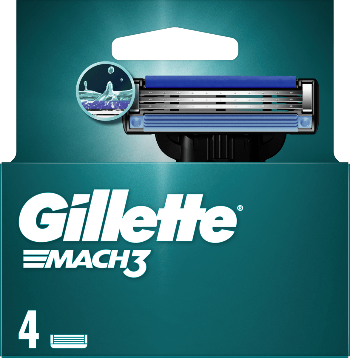 Gillette Rezerve aparat de ras Mach3 regular, 4 buc | dm.ro