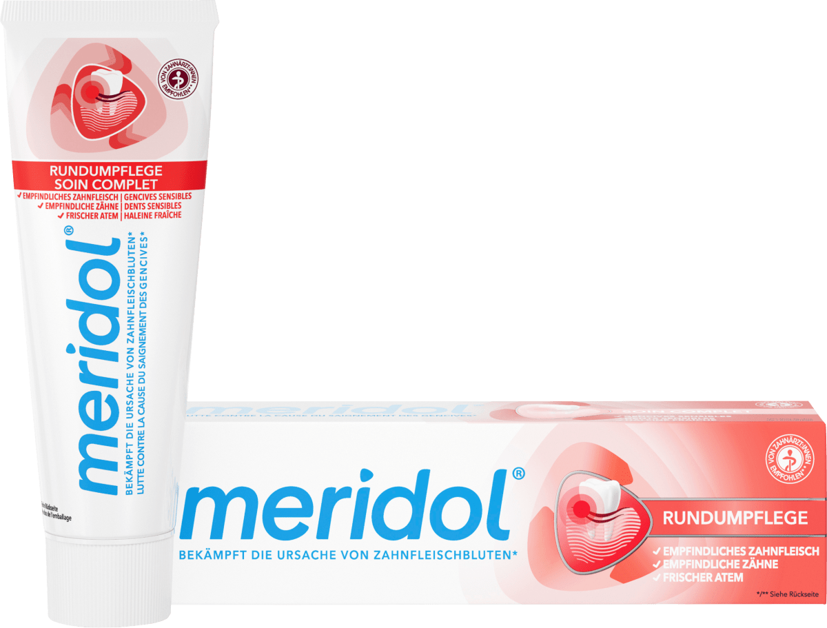 meridol Zahnpasta Rundumpflege, 75 ml dauerhaft günstig online kaufen ...