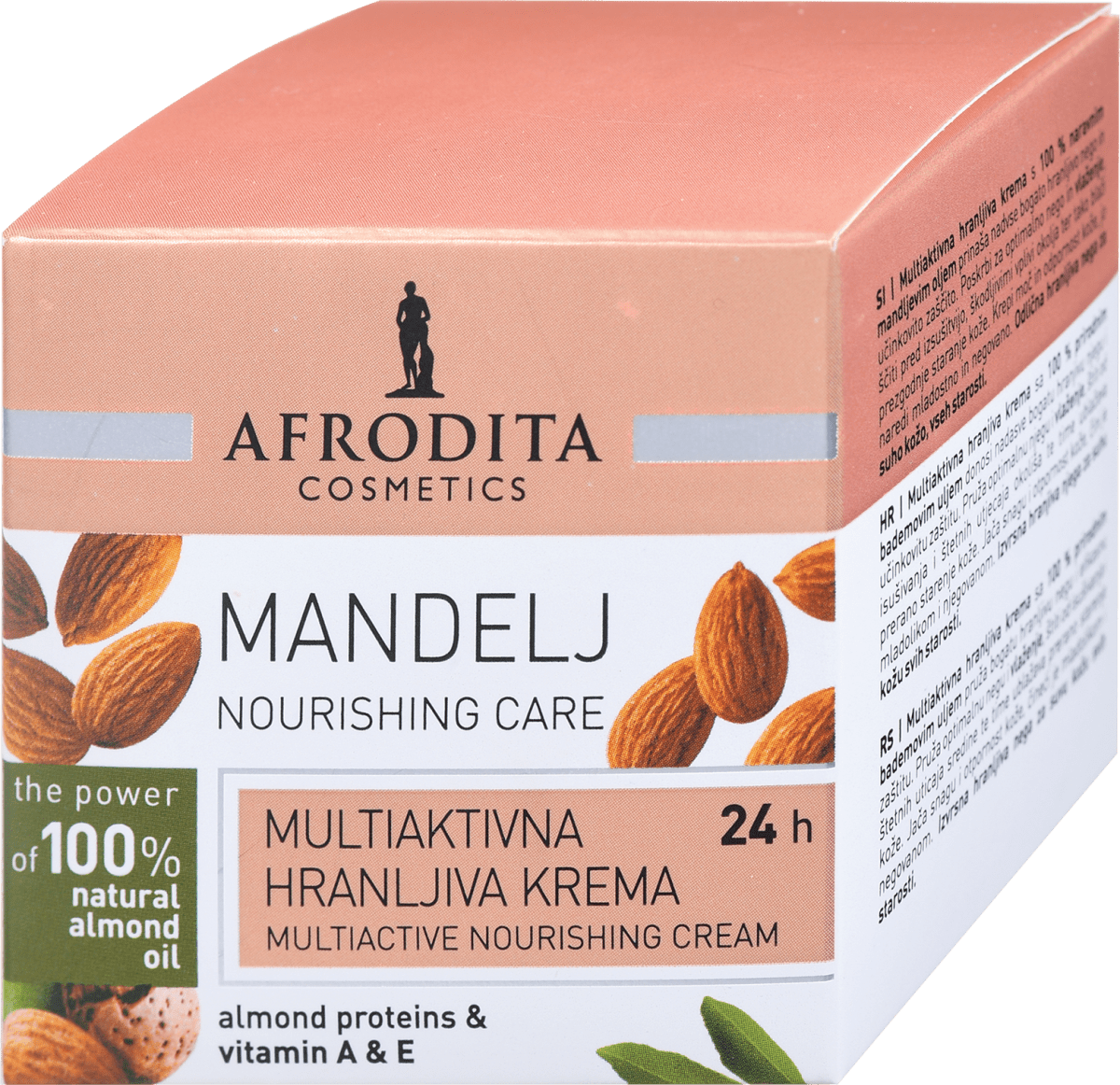AFRODITA 24h MULTIAKTIVNA HRANLJIVA KREMA za lice - badem, 50 ml | dm.rs