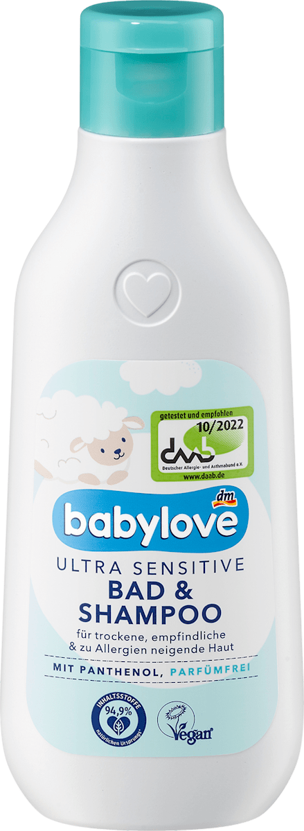 babylove Baby Badezusatz 2in1 Bad & Shampoo ultra sensitive, 250 ml ...