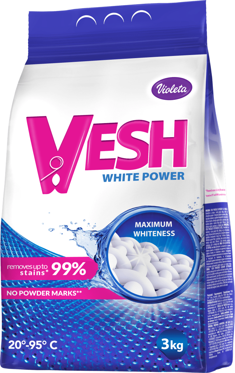 Violeta VESH White Power deterdžent u prahu za pranje veša, 3 kg | dm ...