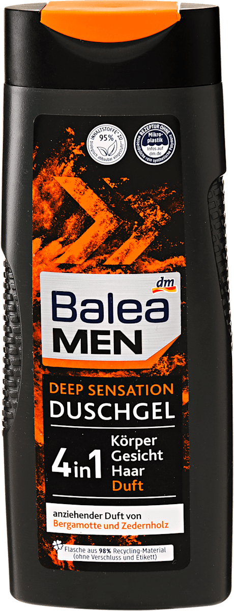 Balea MEN Gel de Duș Deep Sensation, 300 ml | dm.ro