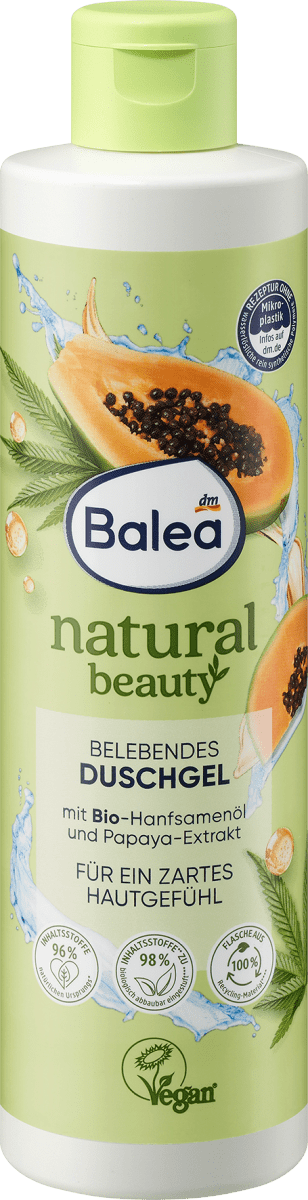 Balea Gel de duș papaya & ulei de cânepă, 250 ml | dm.ro