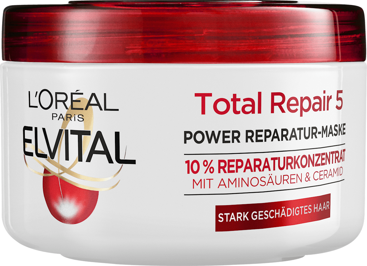 L'ORÉAL PARiS ELVITAL Haarkur Total Repair 5, 250 ml dauerhaft günstig ...