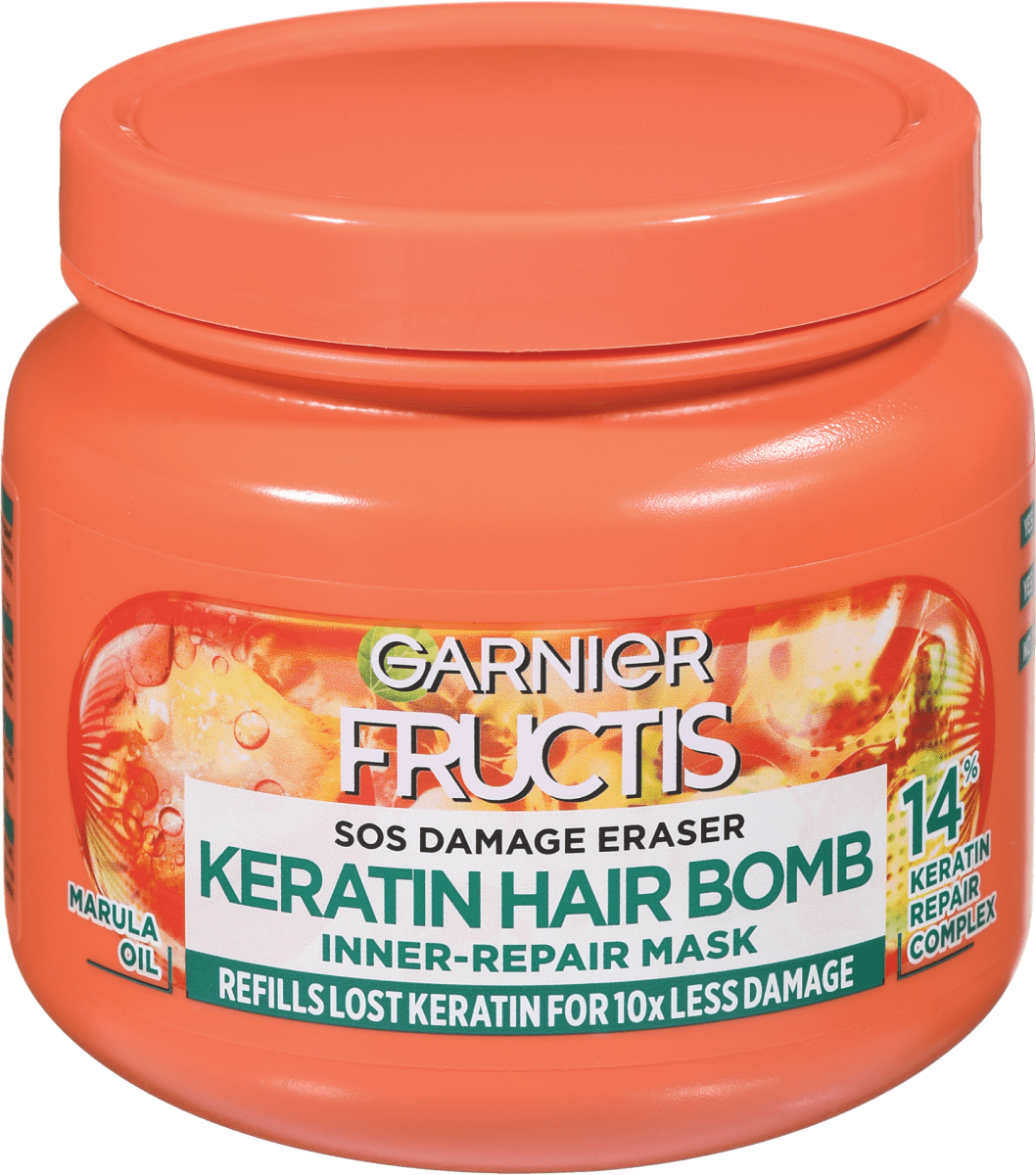 GARNIER FRUCTIS Maska za lase Keratin Hair Bomb, 320 ml | dm.si