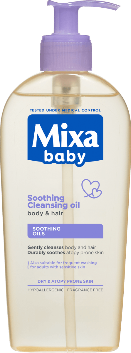 Mixa Baby Pomirjujoče olje za kopanje in prhanje, za suho kožo, 250 ml ...