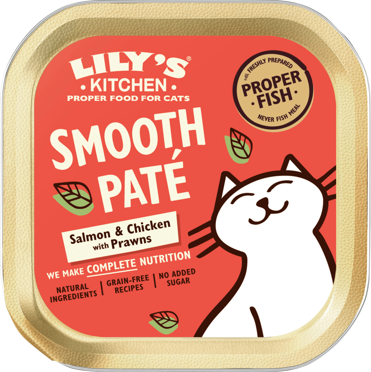 LILY'S KITCHEN Nassfutter Katze mit Lachs & Huhn, smooth paté, 85 g dauerhaft günstig online ...
