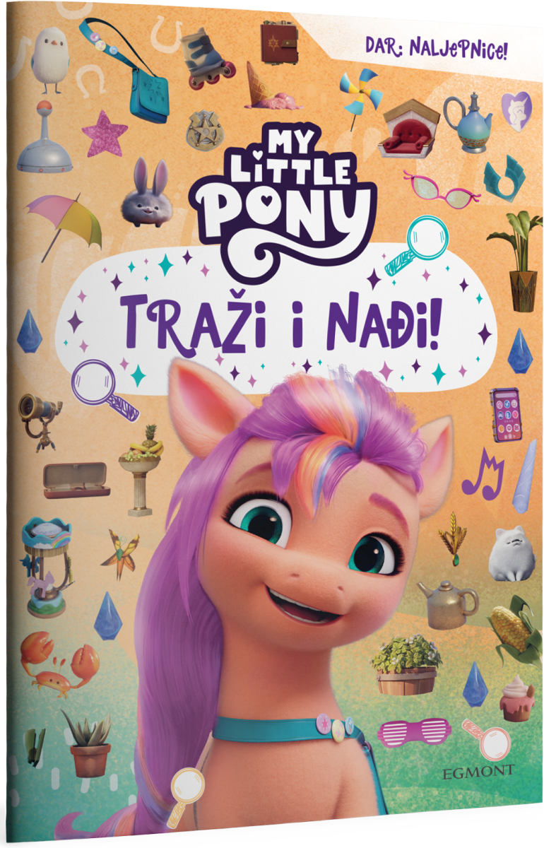 EGMONT My Little Pony bojanka s naljepnicama Traži i nađi, 1 kom. | dm.hr