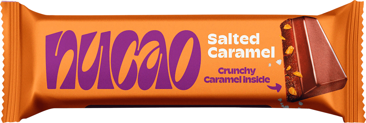 nucao Schokoriegel Salted Caramel, 33 g | dm.at