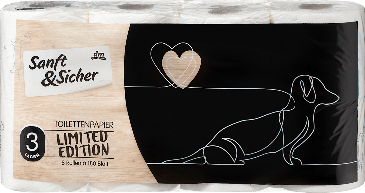 Sanft&Sicher Papier toaletowy Limited Edition 3 warstwowy, 8 szt. kupuj ...