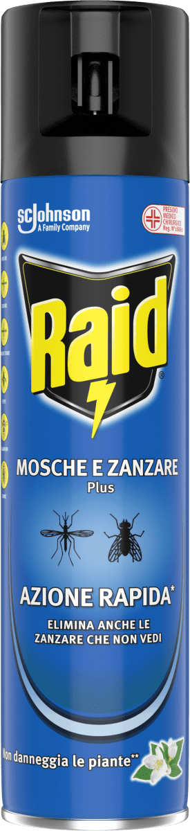 Raid Sprej proti letečim insektom s takojšnjim delovanjem, 400 ml | dm.si