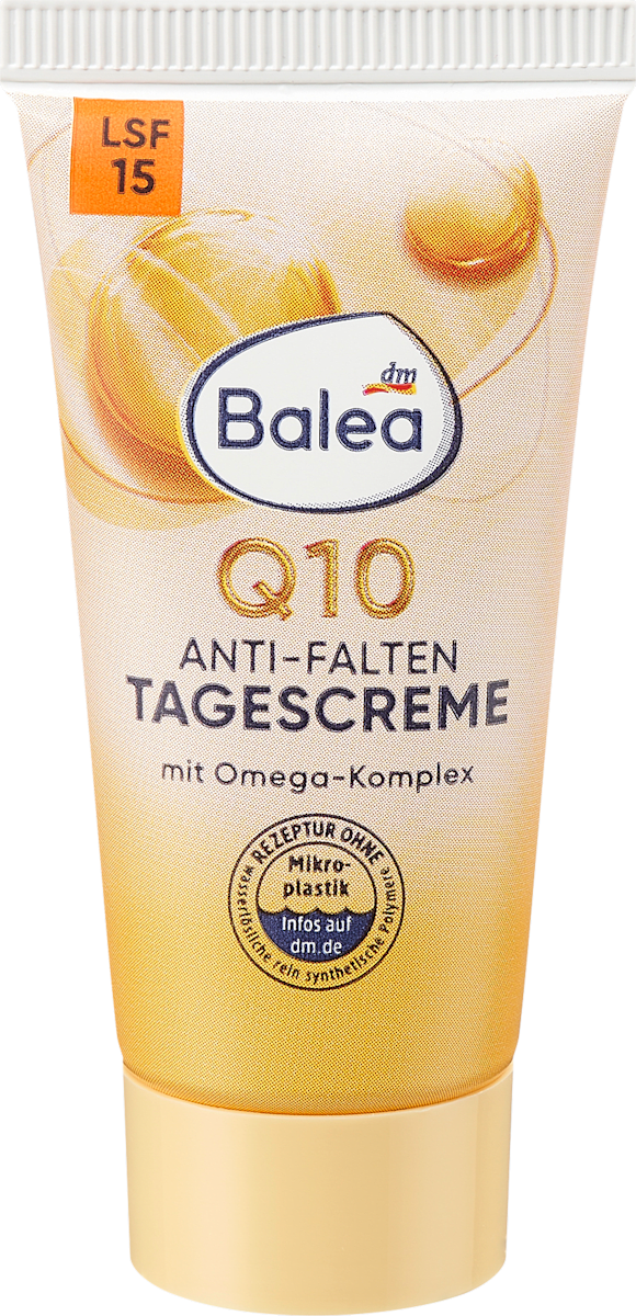 Balea Q10 dnevna krema za lice protiv bora SPF 15, 15 ml | dm.rs