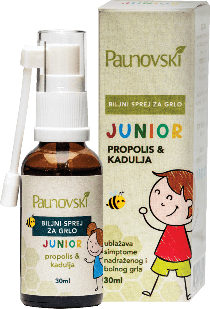 Paunovski Dječiji sprej za grlo - propolis i kadulja, 30 ml | dm ...