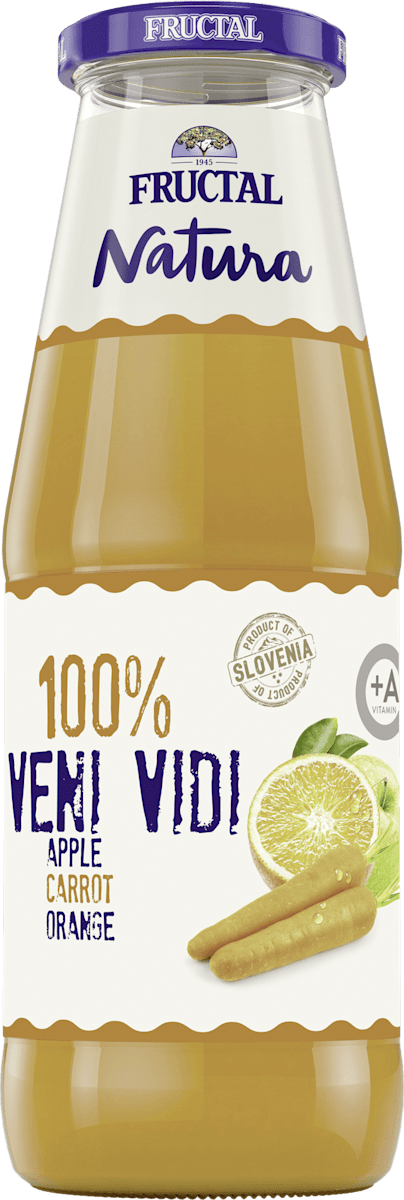 Fructal Natura sok od jabuke, pomorandže i šargarepe, 700 ml | dm.rs