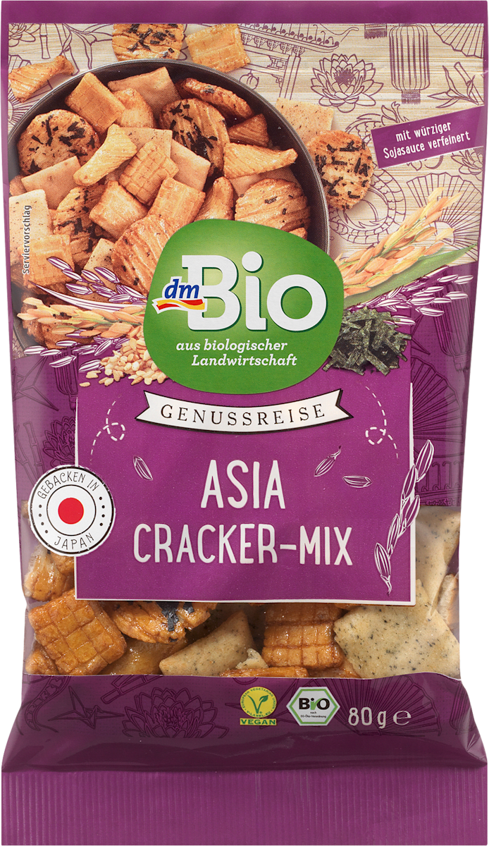 dmBio Cracker, Asia-Mix, 80 g dauerhaft günstig online kaufen | dm.de