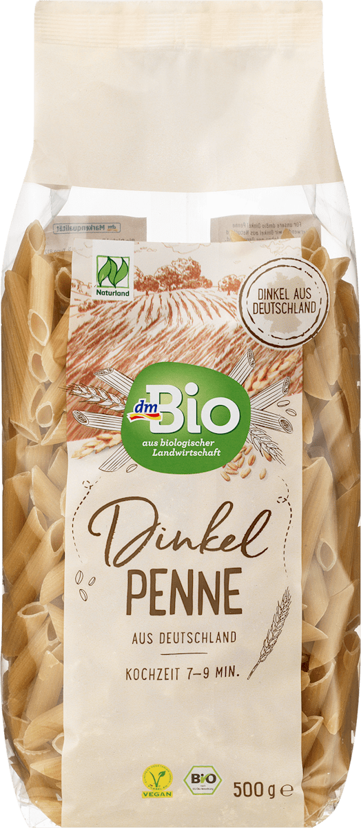 dmBio Nudeln, Penne aus Dinkel, 500 g dauerhaft günstig online kaufen | dm.de