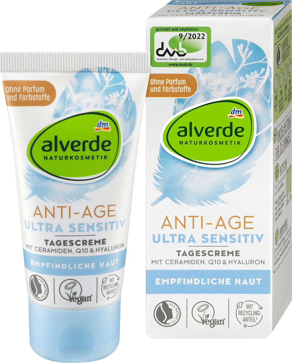 alverde NATURKOSMETIK Anti-age dnevna krema Ultra Sensitiv, 50 ml | dm.rs
