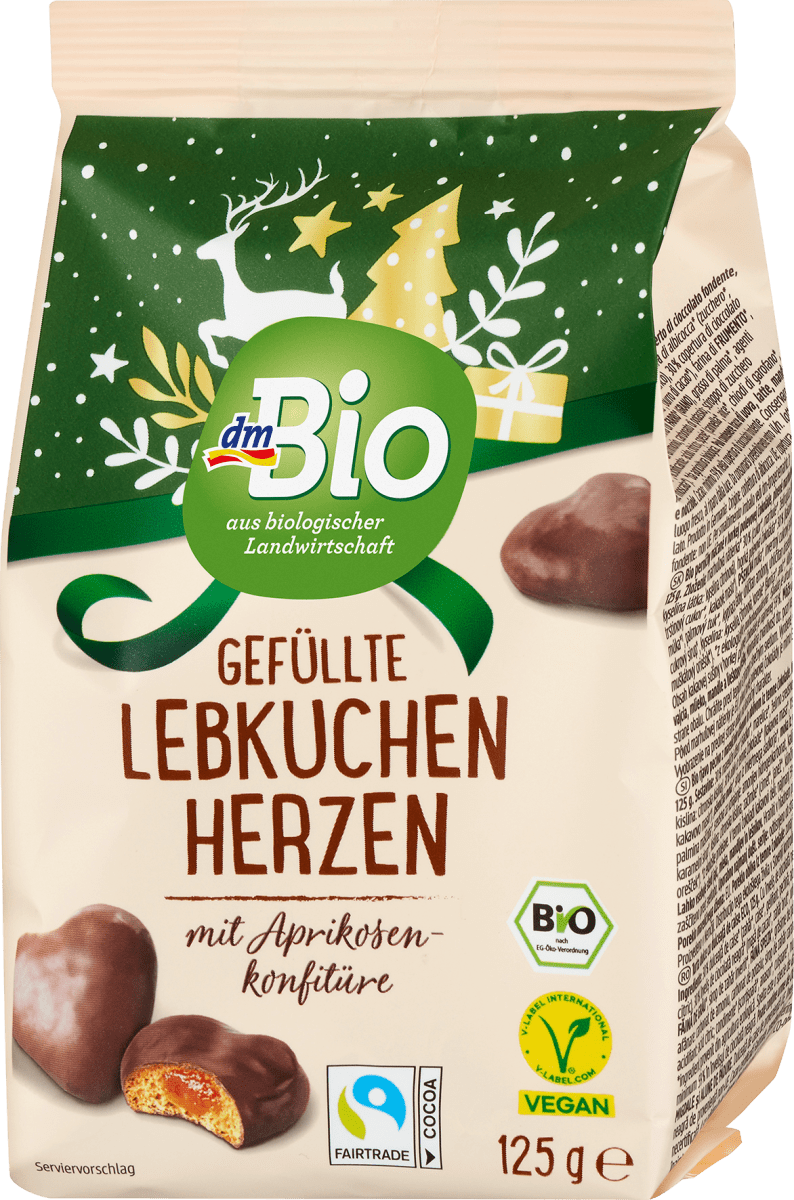 dmBio Lebkuchenherzen, 125 g | dm.at