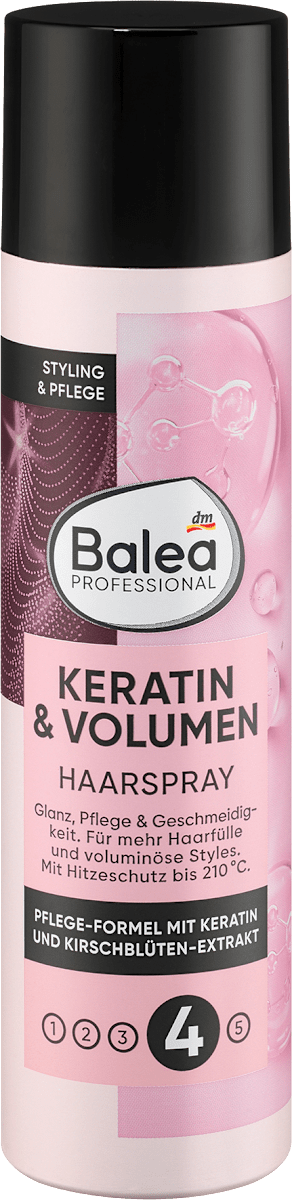 Balea PROFESSIONAL Keratin & Volumen Haarspray, 250 ml | dm.at