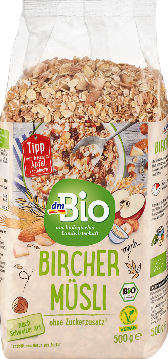 dmBio Bircher musli, 500 g | dm.rs