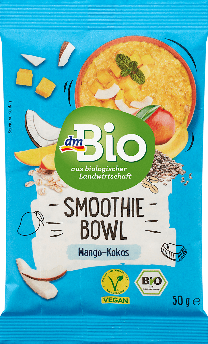 dmBio Smoothie Bowl Mango-Kokos, 50 g | dm.at