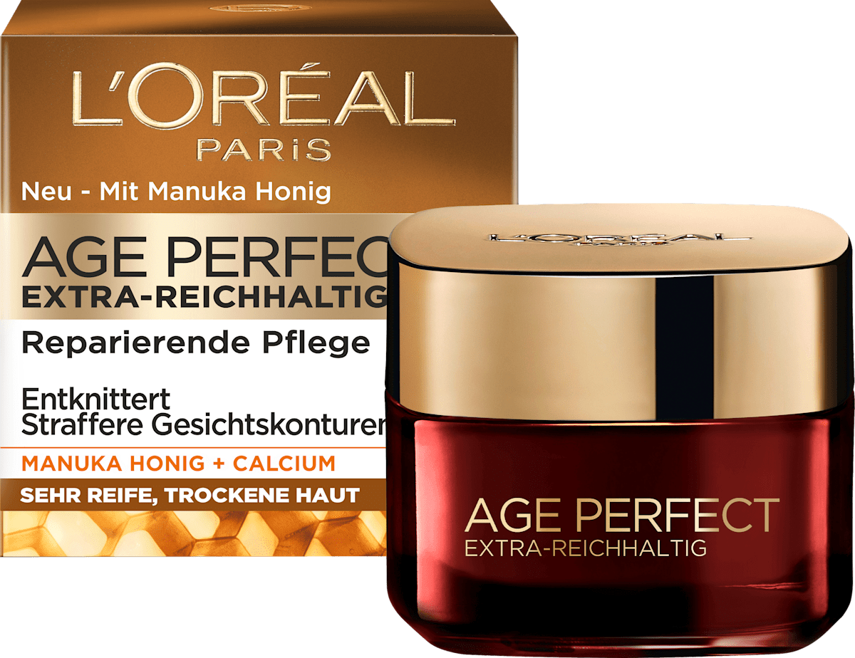L'ORÉAL PARiS Gesichtscreme Age Perfect Extra Reichhaltig Manuka Honig ...