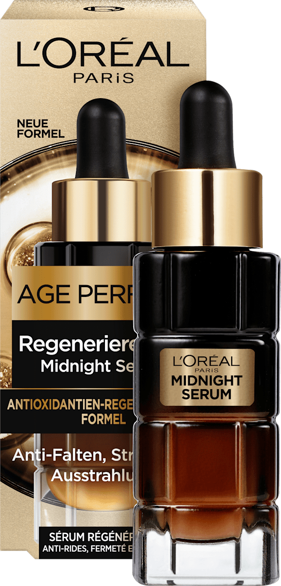 L'ORÉAL PARiS Anti Falten Serum Midnight Age Perfect Zell-Renaissance ...