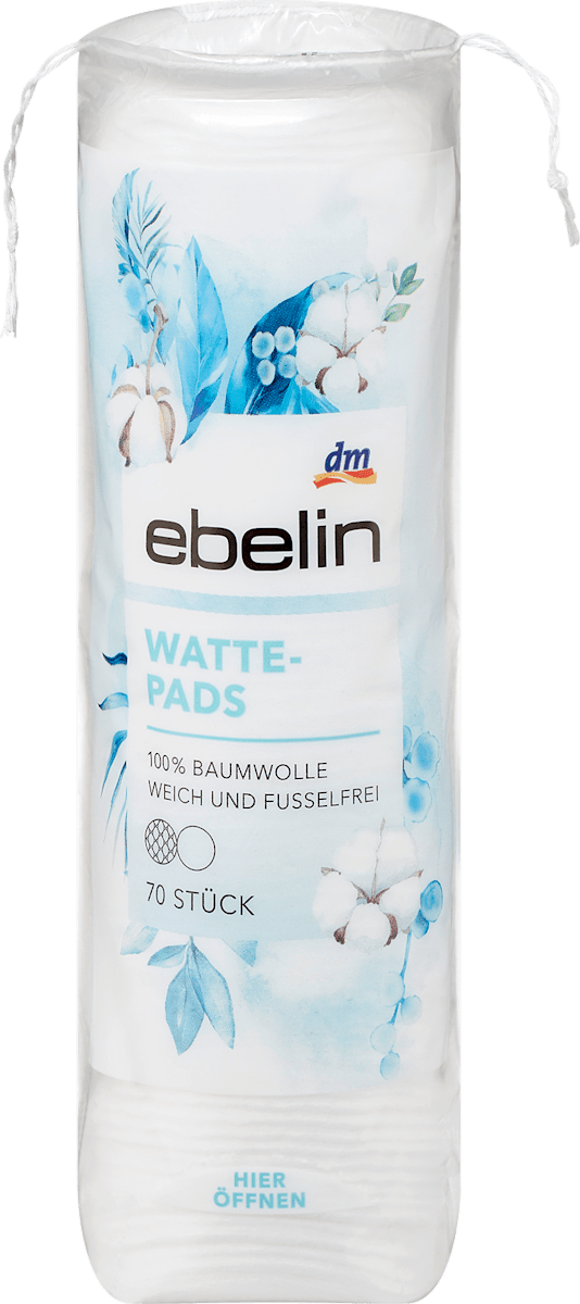ebelin Wattepads, 70 St dauerhaft günstig online kaufen | dm.de
