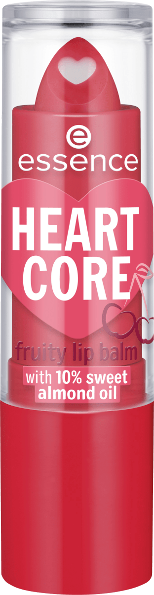 essence Lippenbalsam Heart Core Fruity 01 Crazy Cherry, 3 g | dm.at