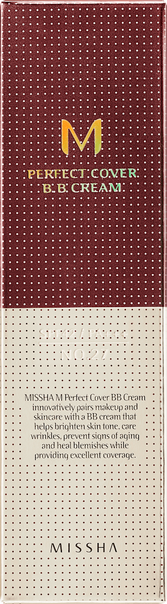 MISSHA BB Creme Perfect Cover 27 Honey Beige LSF 42, 50 ml dauerhaft ...