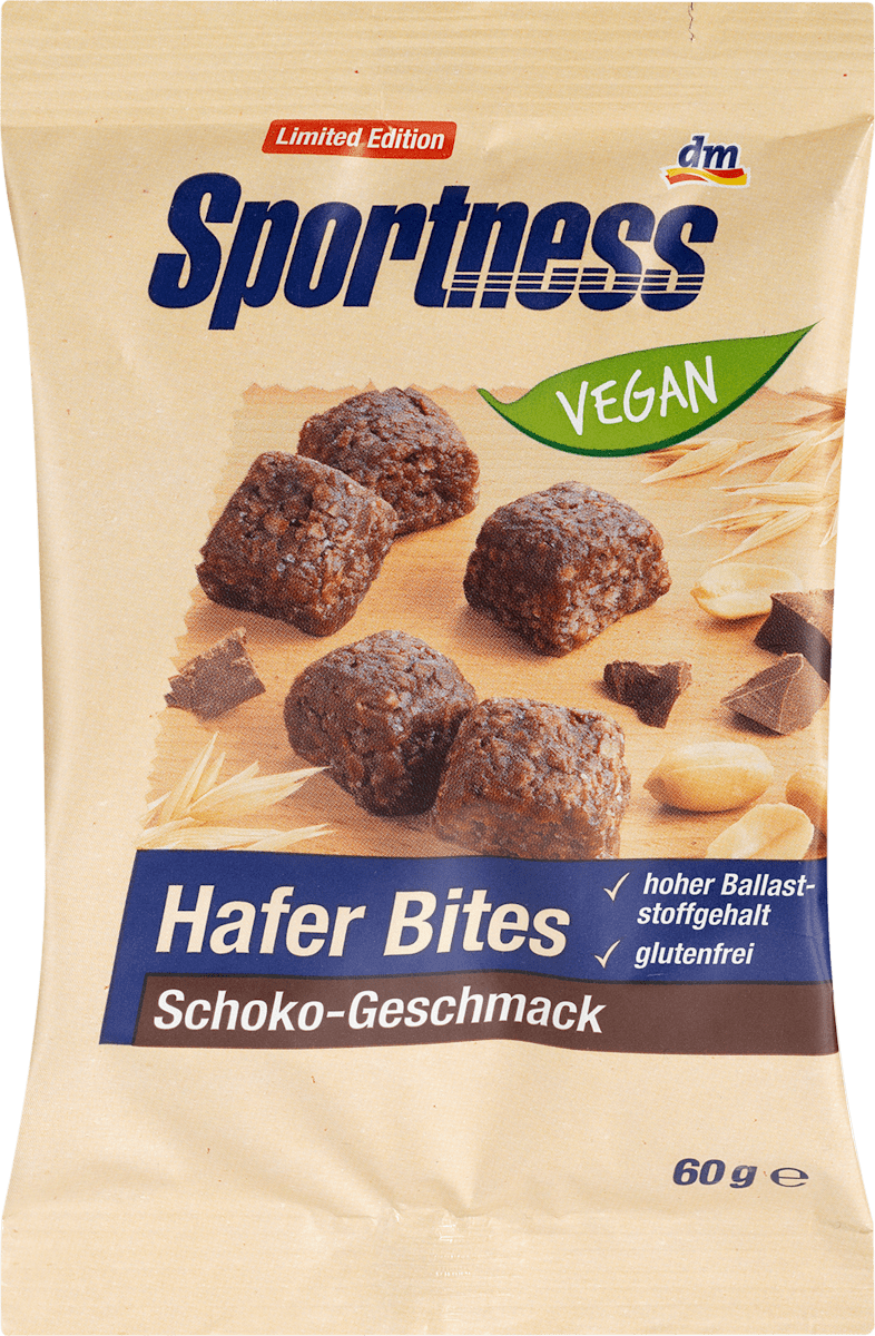 Sportness Protein Hafer Bites, Schoko Geschmack, 60 g dauerhaft günstig ...