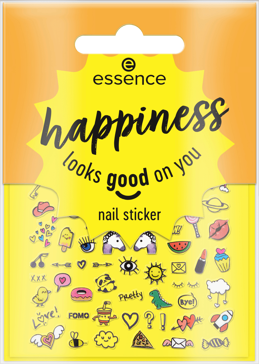 essence Nagelsticker Set Happiness Looks Good On You, 1 St dauerhaft ...