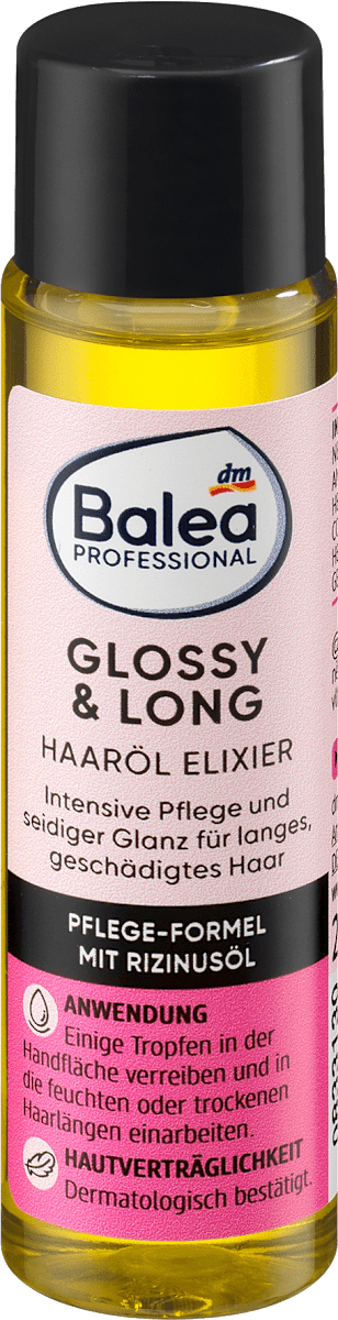 Balea PROFESSIONAL GLOSSY & LONG eliksir ulje za kosu, 20 ml | dm.rs