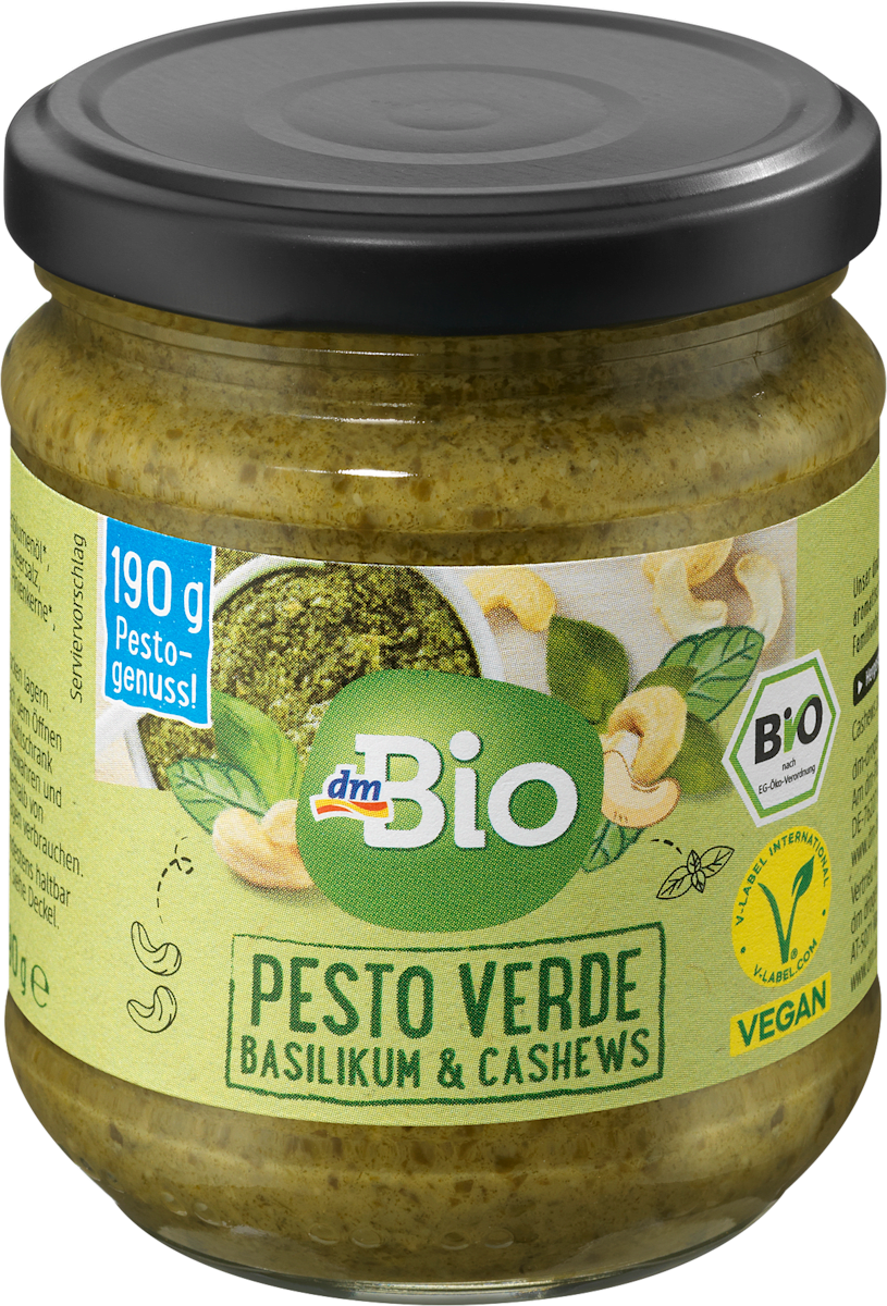 dmBio Pesto Verde sos, 190 g | dm.rs