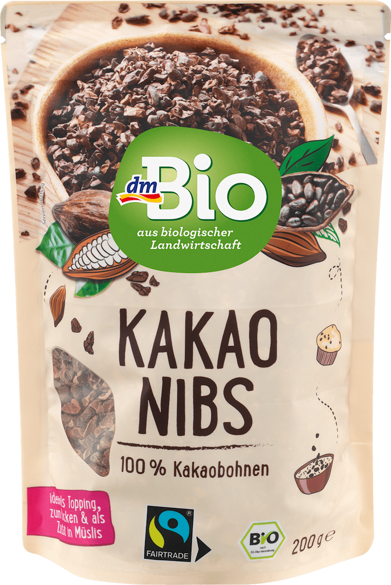 dmBio Kakao Nibs, 200 g dauerhaft günstig online kaufen | dm.de