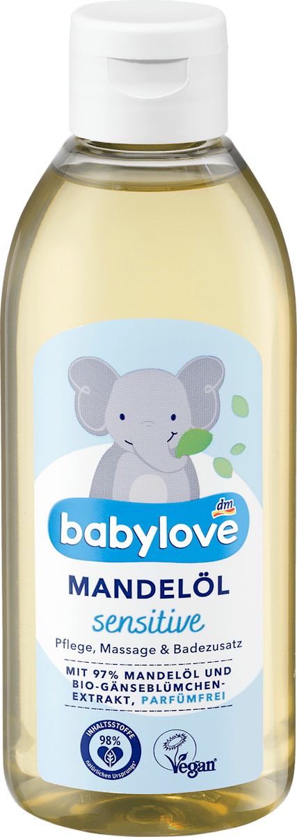 babylove sensitive bademovo ulje, 250 ml | dm.rs
