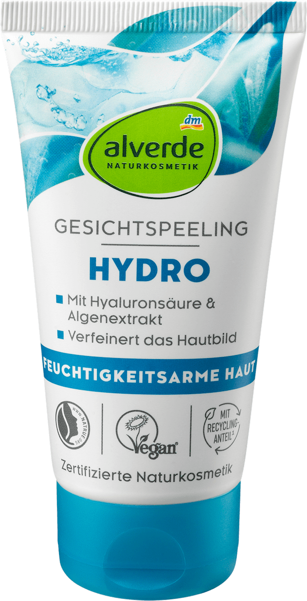 alverde NATURKOSMETIK Peeling Gesicht Hydro, 75 ml | dm.at