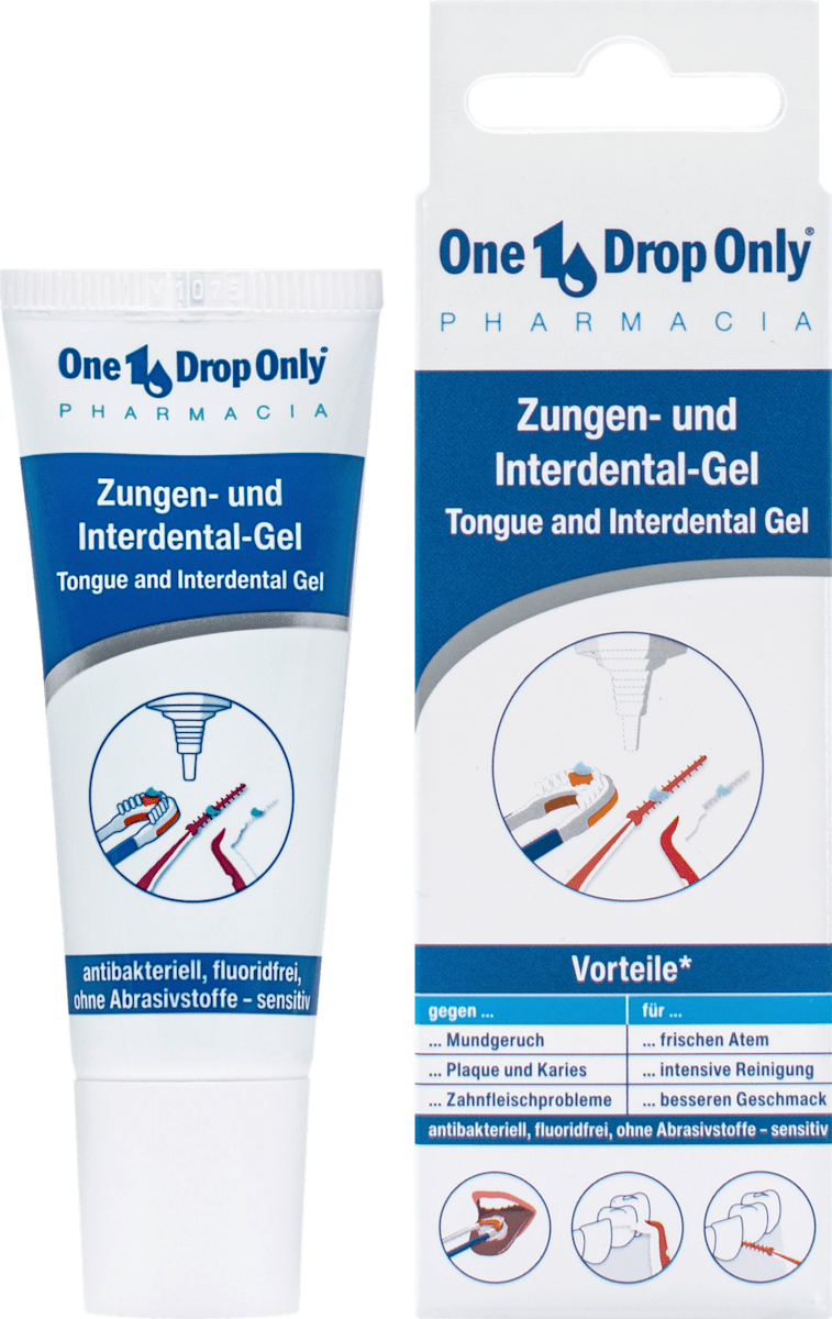 One Drop Only Zungen- und Interdental Gel, fluoridfrei, 25 ml dauerhaft ...