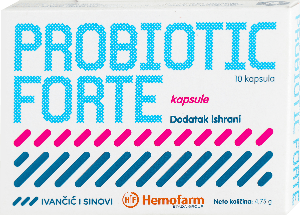 Hemofarm PROBIOTIC FORTE - kapsule, 10 kom | dm.rs