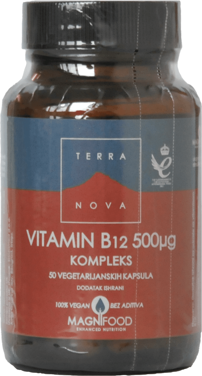 TERRANOVA VITAMIN B12 500μg- METILKOBALAMIN KOMPLEKS, 50 kom | dm.rs