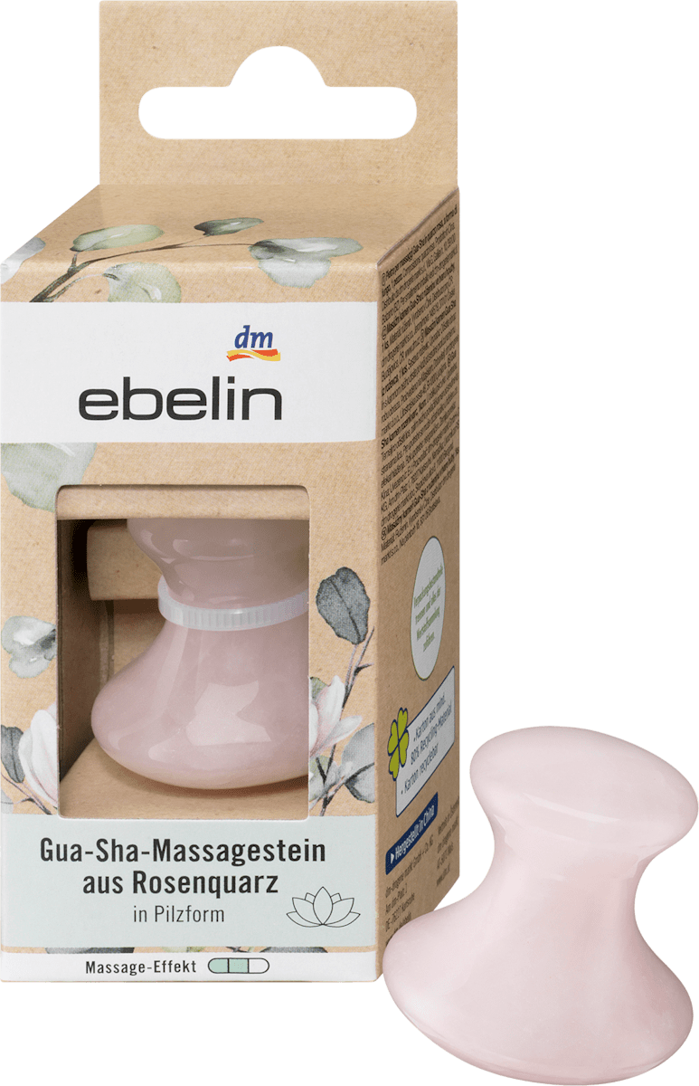 ebelin Gua-Sha-Massagestein Rosenquarz, 1 St dauerhaft günstig online kaufen | dm.de